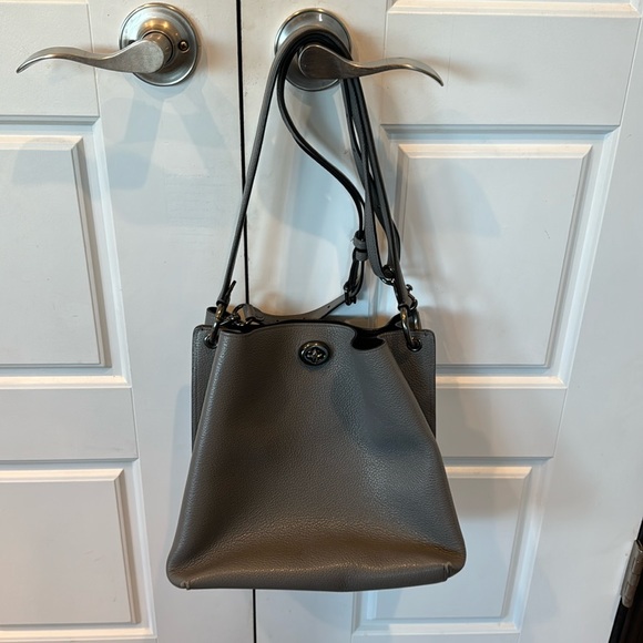 Coach | Bags | Grey Coach Purse Charlie Bucket Bag | Poshmark